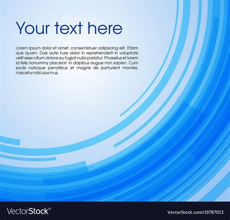 Abstract Circle Rectangle Background In Blue Color