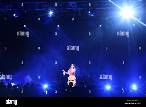 Japanese Singer Songwriter Maco Performs During The Best Love Maco Tour 2019 In Asia Concert