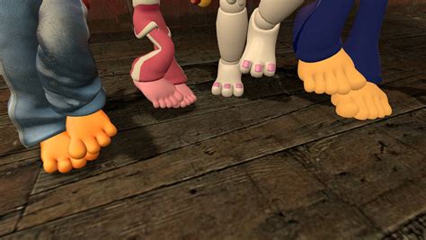 Amy Rose Coco Bandicot Mangle And Juniper Feet9 By Militaryrabbit On