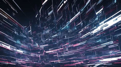 Abstract Digital Background Tech Binary Code Featuring Female
