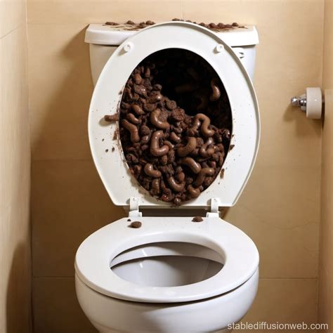 Overflowing Toilet Stable Diffusion Online