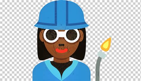 Emoji Human Skin Color Laborer Dark Skin Factory Spanish Language