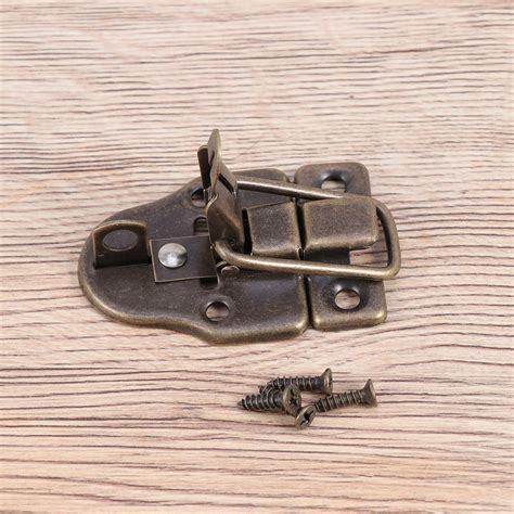 Sipeihong Box Latch Hook T Lock Brass Jewelry Alloy Wooden Antique