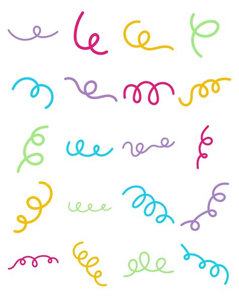 Premium Vector Squiggle Line Elements Set
