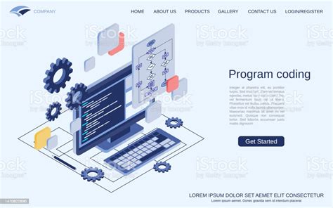 Program Coding Vector Concept Stock Illustration Download Image Now