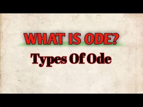 Ode And Its Types Pindaric Horatian And Irregular Explained In Urdu With Easy Notes