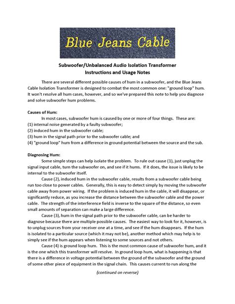 Snapklik Com Subwoofer Isolation Transformer Ground Loop Hum Eliminator