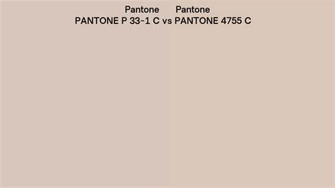 Pantone P 33 1 C Vs Pantone 4755 C Side By Side Comparison