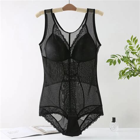 Women S One Piece Shapewear With Bra There Are Wire Free Body Shaper