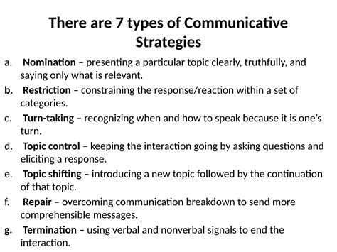 Oral Communication Communicative Strategy Pptx