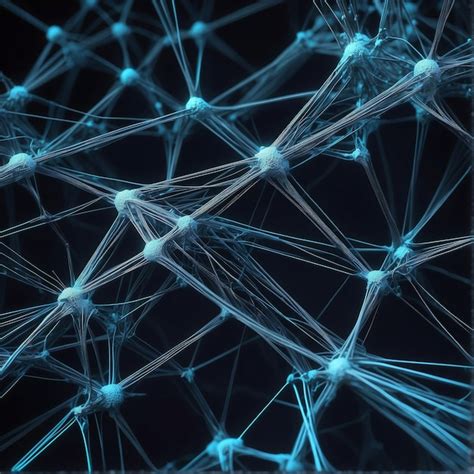 Premium Photo Neural Patterns Network Lines