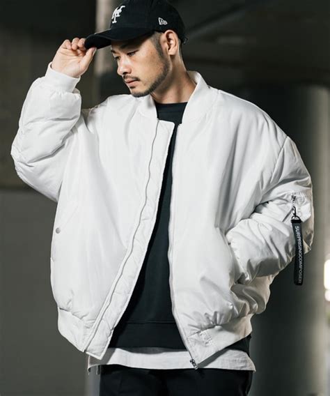 Rocky Monroe（ロッキーモンロー）の「オーバーサイズ 中綿ma 1 ミリタリーフライトジャケット ドロップショルダーブルゾン（ma