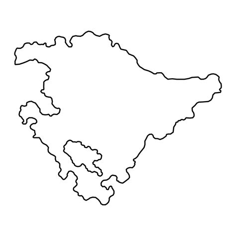 Basque Map Spain Region Vector Illustration 11695529 Vector Art At