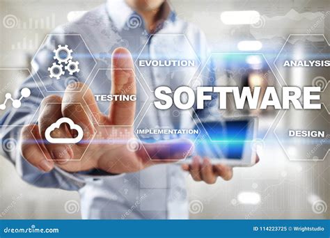 Software Development Data Digital Programs System Technology Concept Stock Image Image Of
