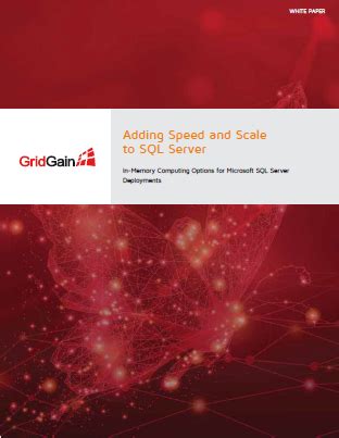 Increasing Microsoft SQL Server Speed And Scale With In Memory Computing
