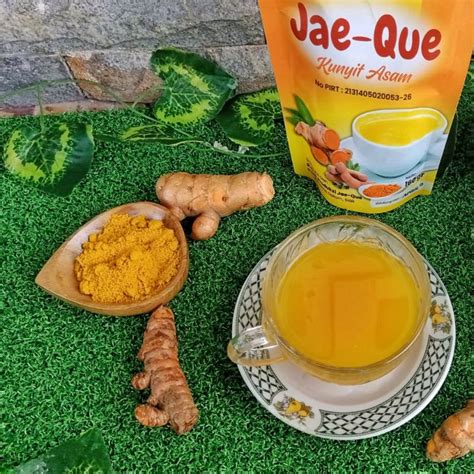 Jual Minuman Herbal Segar Kunyit Asem Jae Que Paket Pelangsingan