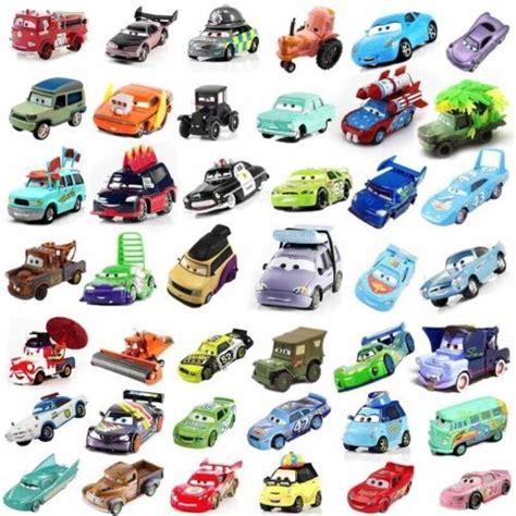 Disney Pixar Cars 3 Mcqueen King Sally Hudson Mater Lizzie Metal Toy