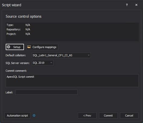 How To Commit Sql Server Table Static Data To A Source Control Repository
