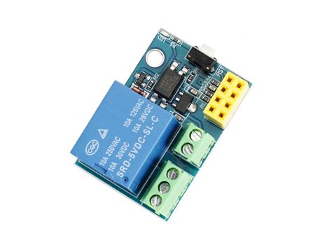 Adaptador ESP8266 ESP 01 Relé 5V 10A 1 Canal Usinainfo