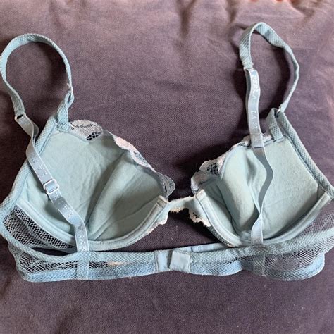 La Perla Womens Blue Bra Depop