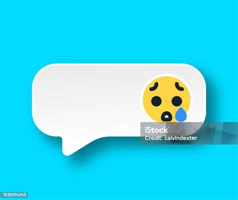 온라인 메시징 이모티콘 반응 Brand Name Online Messaging Platform에 대한 스톡 벡터 아트 및 기타