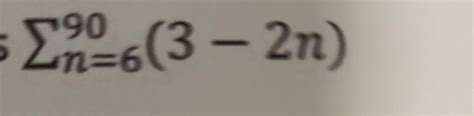 Solved Calculate The Following Problems A The Nth Term Of Chegg