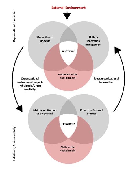 Schematic Of The Componential Model Of Creativity And Innovation In