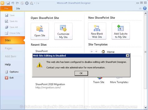 How To Disable Sharepoint Designer In Sharepoint Moss