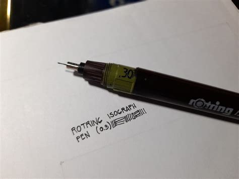 Rotring Isograph Technical Pen 03 Hobbies And Toys Stationary And Craft