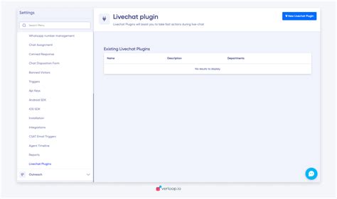 Livechat Plugin Verloop Help Docs