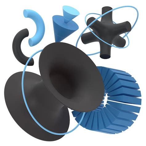 Abstract Geometry 3d Element Premium Psd