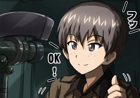 おまち On Twitter 戦車道の試合中スコープに写った熱いメッセージをキャッチしたナオミさんです。