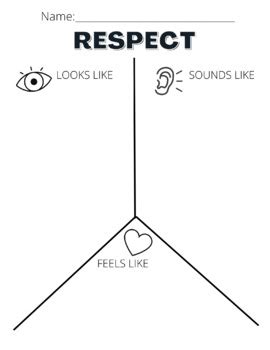 Respect Anchor Chart By Busy B S Teaching Things TPT