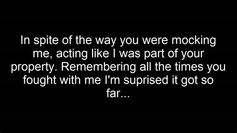 Linkin Park In The End Lyrics Youtube