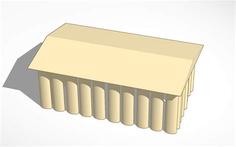 3d Design The Parthenon For Greek Architecture Tinkercad