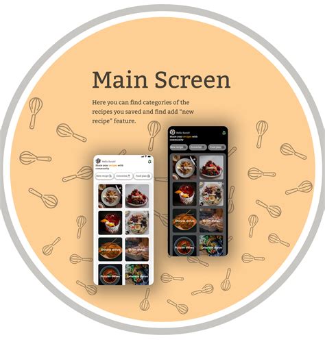 cookbook application on behance