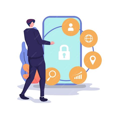 Premium Vector Intelligent Interface Flat Style Illustration Vector Design