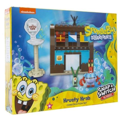 Spongebob Squarepants Construction Set Krusty Krab 95 Pieces New — Gaming Paradise