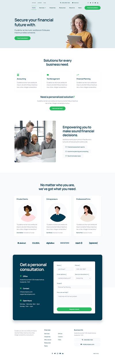 Elementor Landing Page Designs Themes Templates And Downloadable Graphic Elements On Dribbble