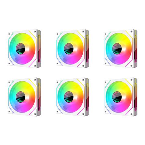 Ventilador 12 Cm Argb 5 V 3 Pines 4 Pwm Caja Cpu Enfriamiento Espejo