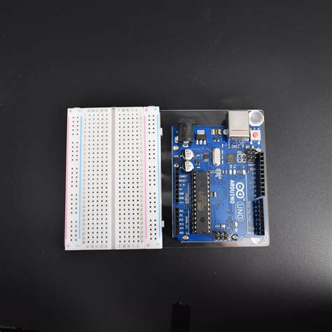 Transparent Acrylic Base Plate For Arduino Uno R High Quality Mounting Board With Rubber Feet