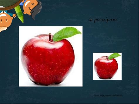 Презентація Порівняння предметів за кольором розміром формою
