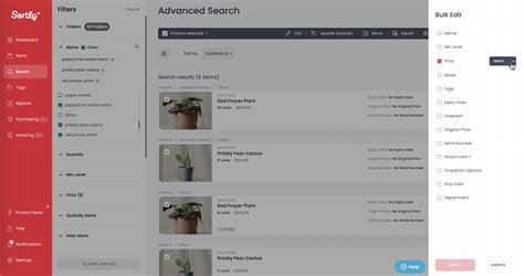 Bulk Edit Items And Folders Sortly Help Center