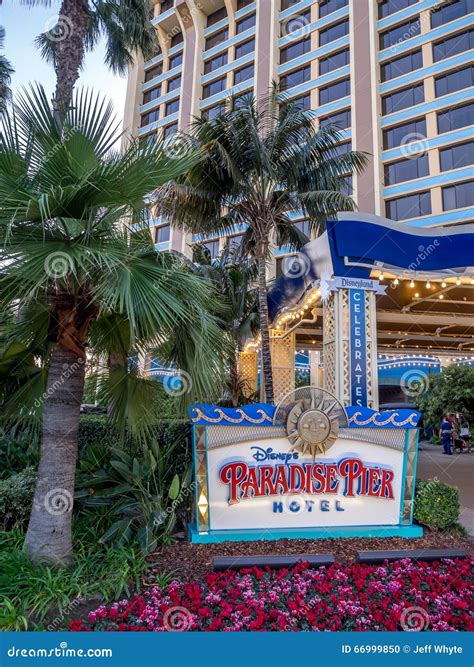 Disney S Paradise Pier Hotel Editorial Image Image Of Motel