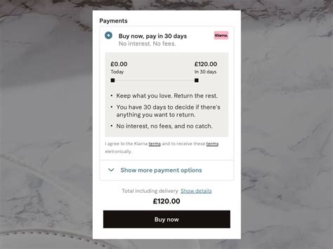 checkout klarna uk