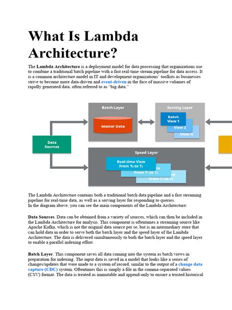 What Is Lambda Architecture Pdf Computer Architecture Computer Data