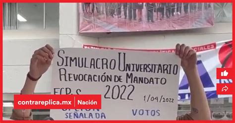 Amlo Gana En Revocación De Mandato Hecha En La Unam Contraréplica