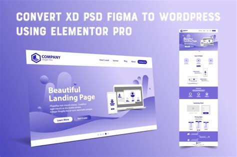 convert xd psd figma to wordpress using elementor pro by anayaalfred fiverr