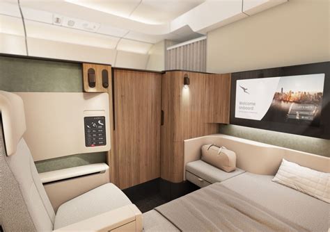 Inside Qantas Luxury New A350 Business And First Class Cabins