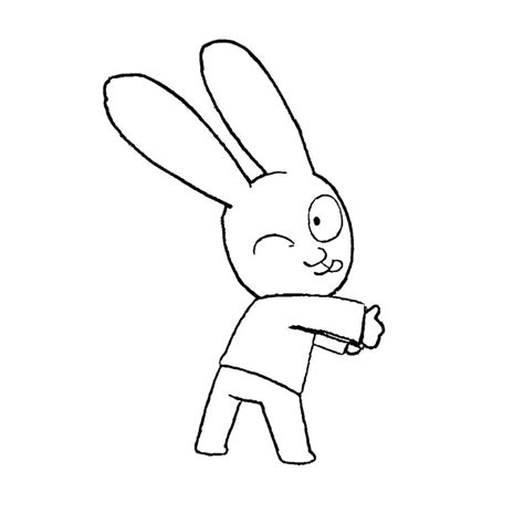 Simon The Rabbit Coloring Pages Adventures To Print